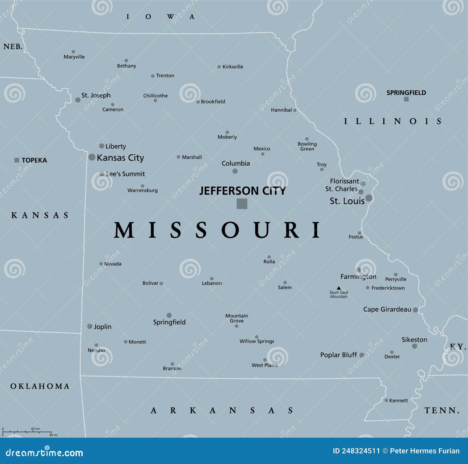 interactive road map of missouri