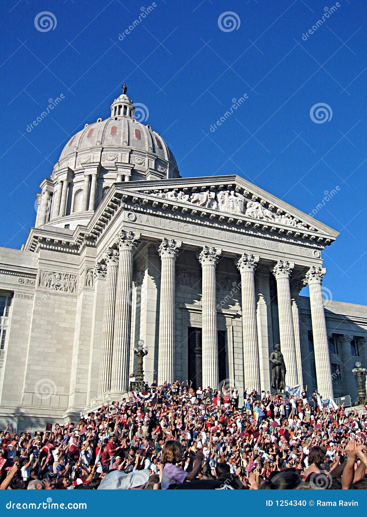 Missouri State Capitol Buildin Stock Photo - Image of capital ...