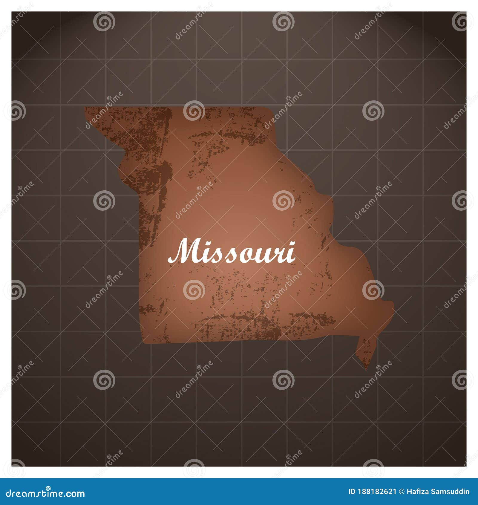 Missouri State Map. Vector Illustration Decorative Design Stock Vector ...
