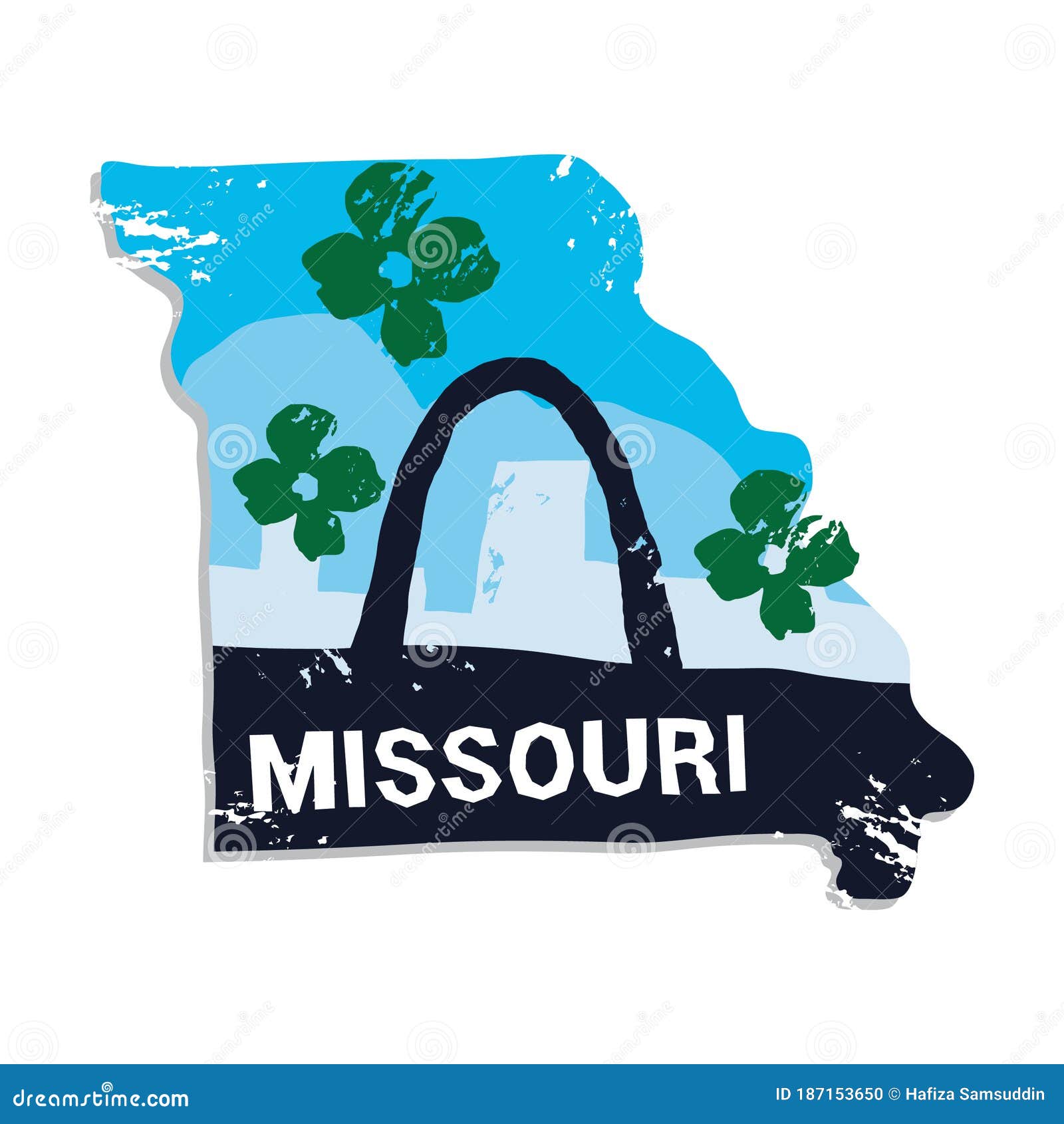Missouri State. Vector Illustration Decorative Design Editorial Image ...