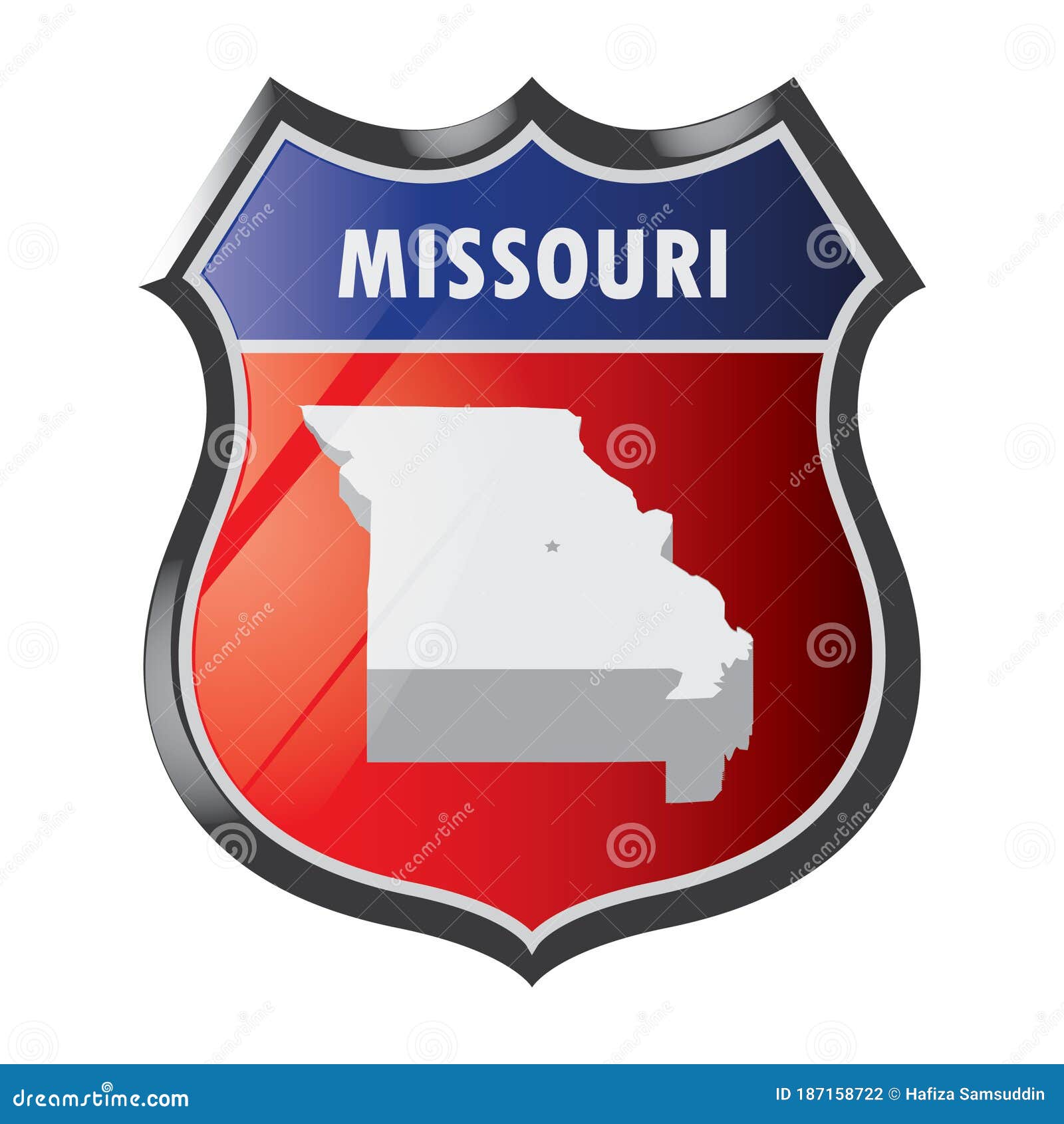 Missouri State. Vector Illustration Decorative Design Stock Vector ...
