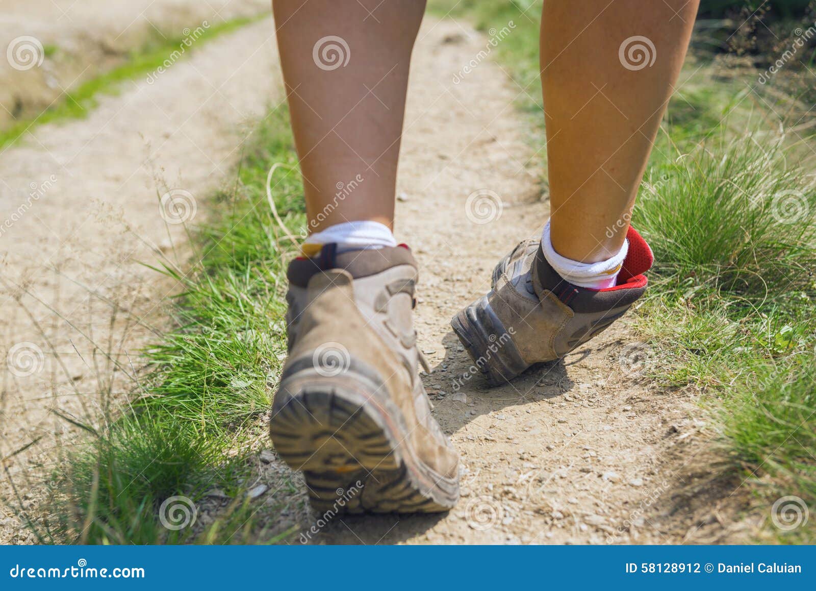 Missteps about To Produce Ankle Injury Stock Photo - Image of pain ...