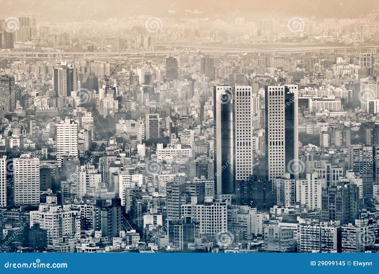 Mist city stock image. Image of famous, area, outdoors - 29099145