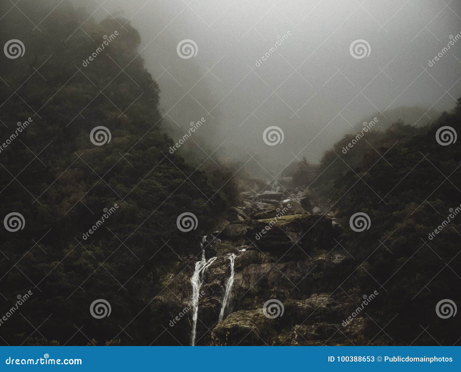 Mist, Hill Station, Waterfall, Mountain Picture. Image: 100388653