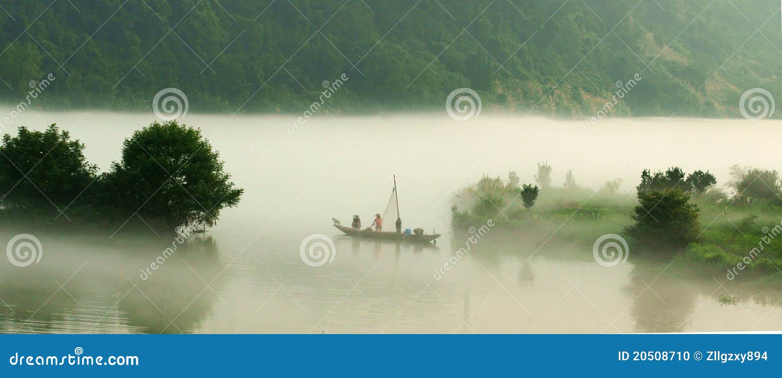 The mist over lucid lake stock photo. Image of river - 20508710