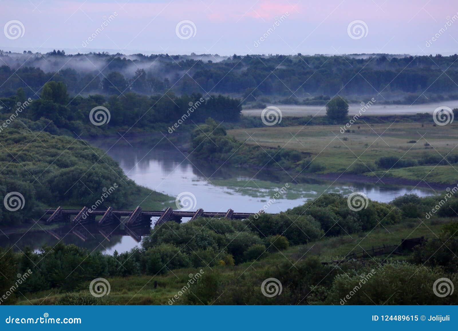 Mist after the rain stock image. Image of rain, ethereal - 124489615