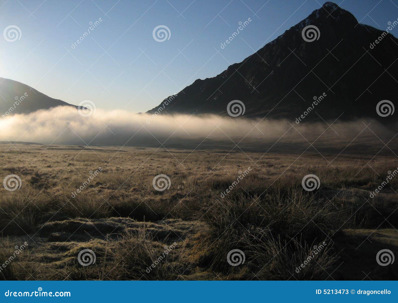 Mist in Scottish Highlands 1 Stock Image - Image of scotland, scottish ...