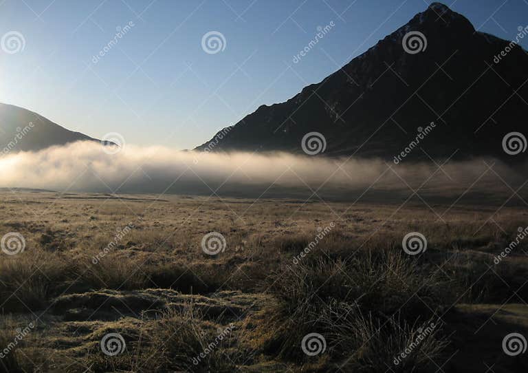 Mist in Scottish Highlands 1 Stock Image - Image of scotland, scottish ...