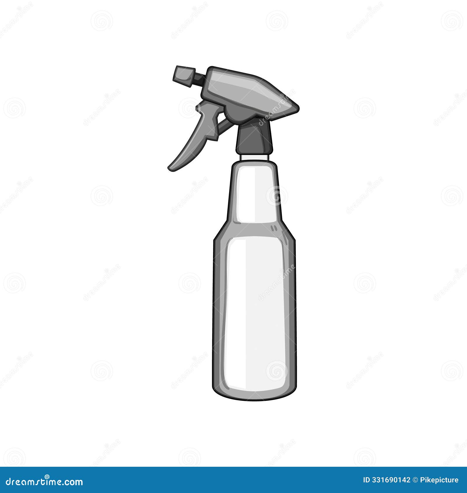 Mist Spray Bottle Cartoon Vector Illustration Stock Illustration ...