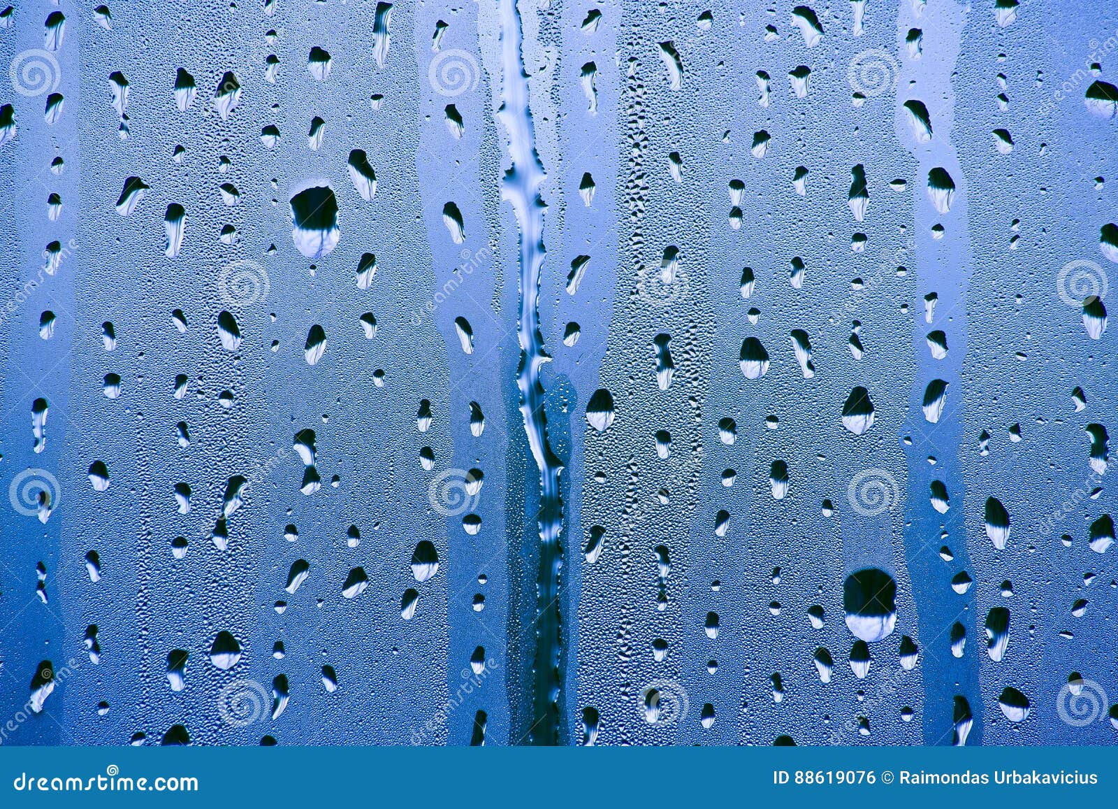 Mist and Water Drops on the Glass Stock Photo - Image of abstract, mist ...