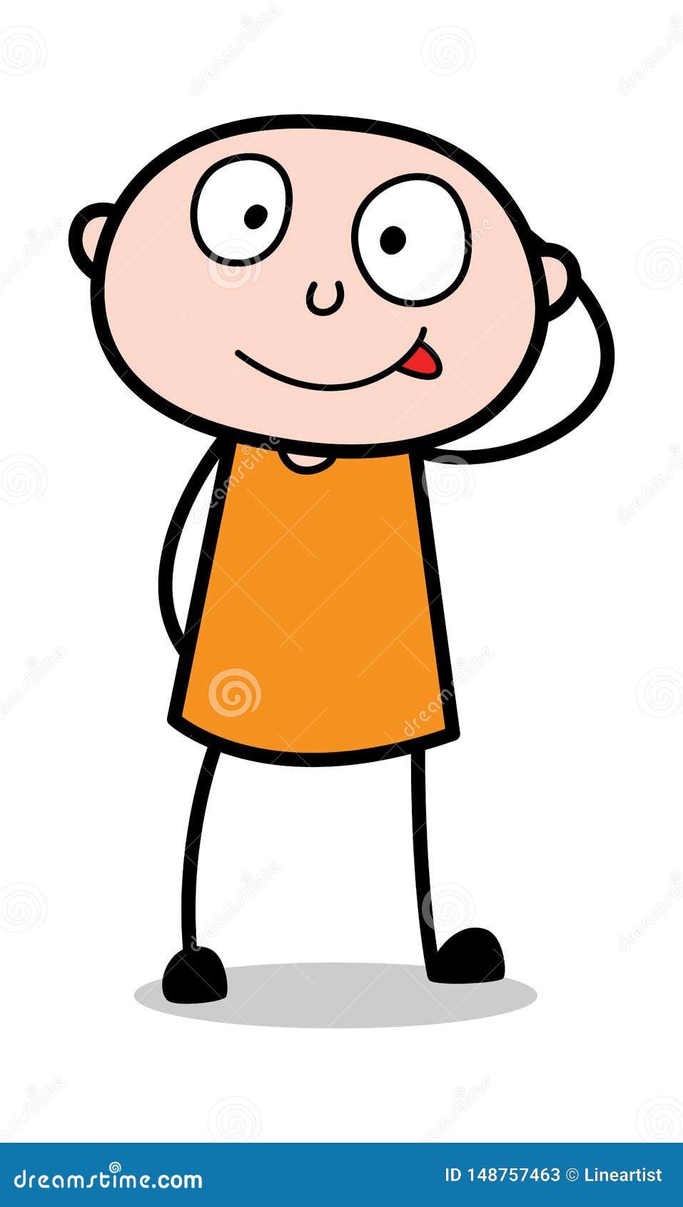 Mistake - Cartoon Thief Criminal Guy Vector Illustration Stock ...