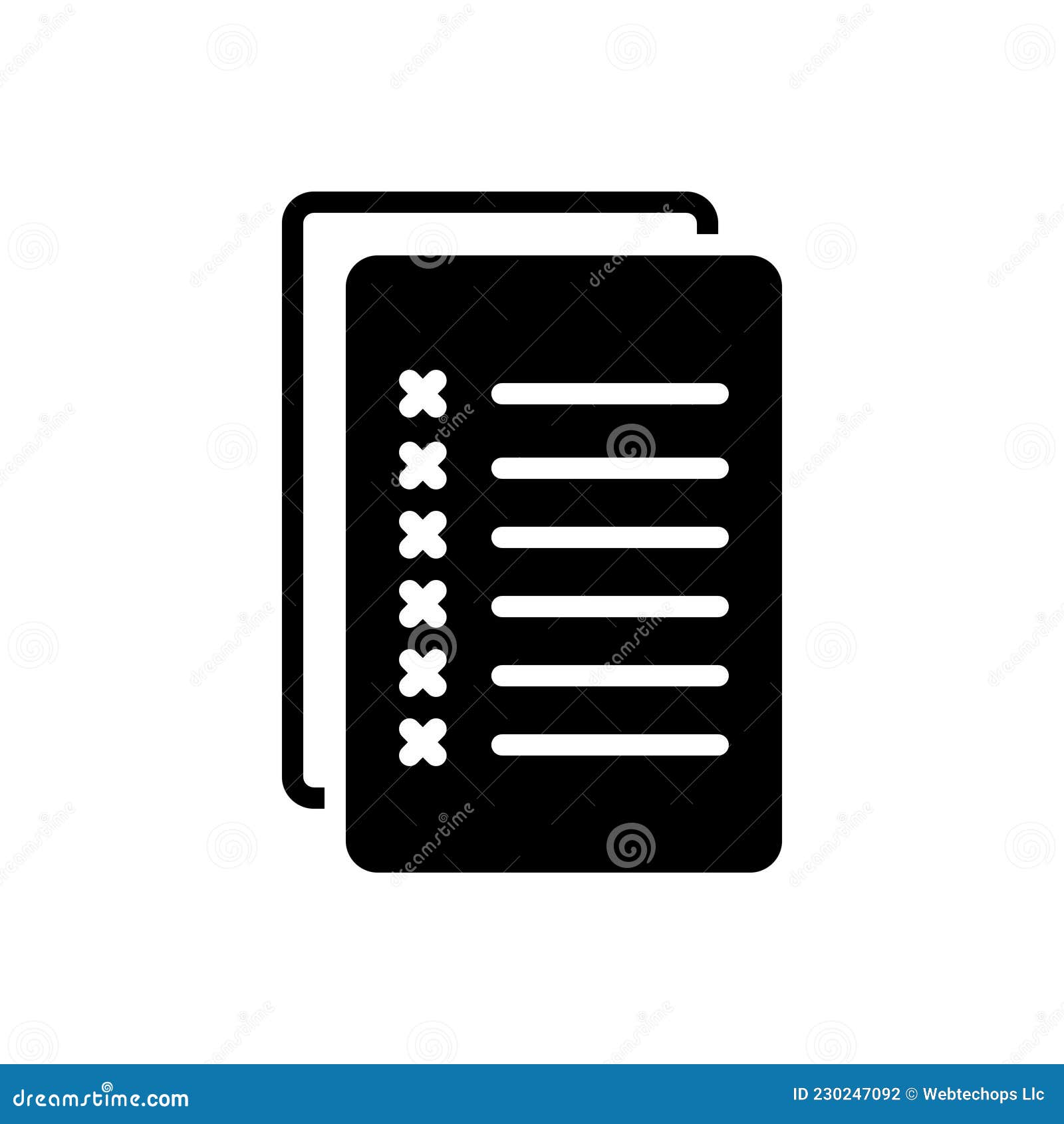 Black Solid Icon for Mistake, Error and Fault Stock Illustration ...