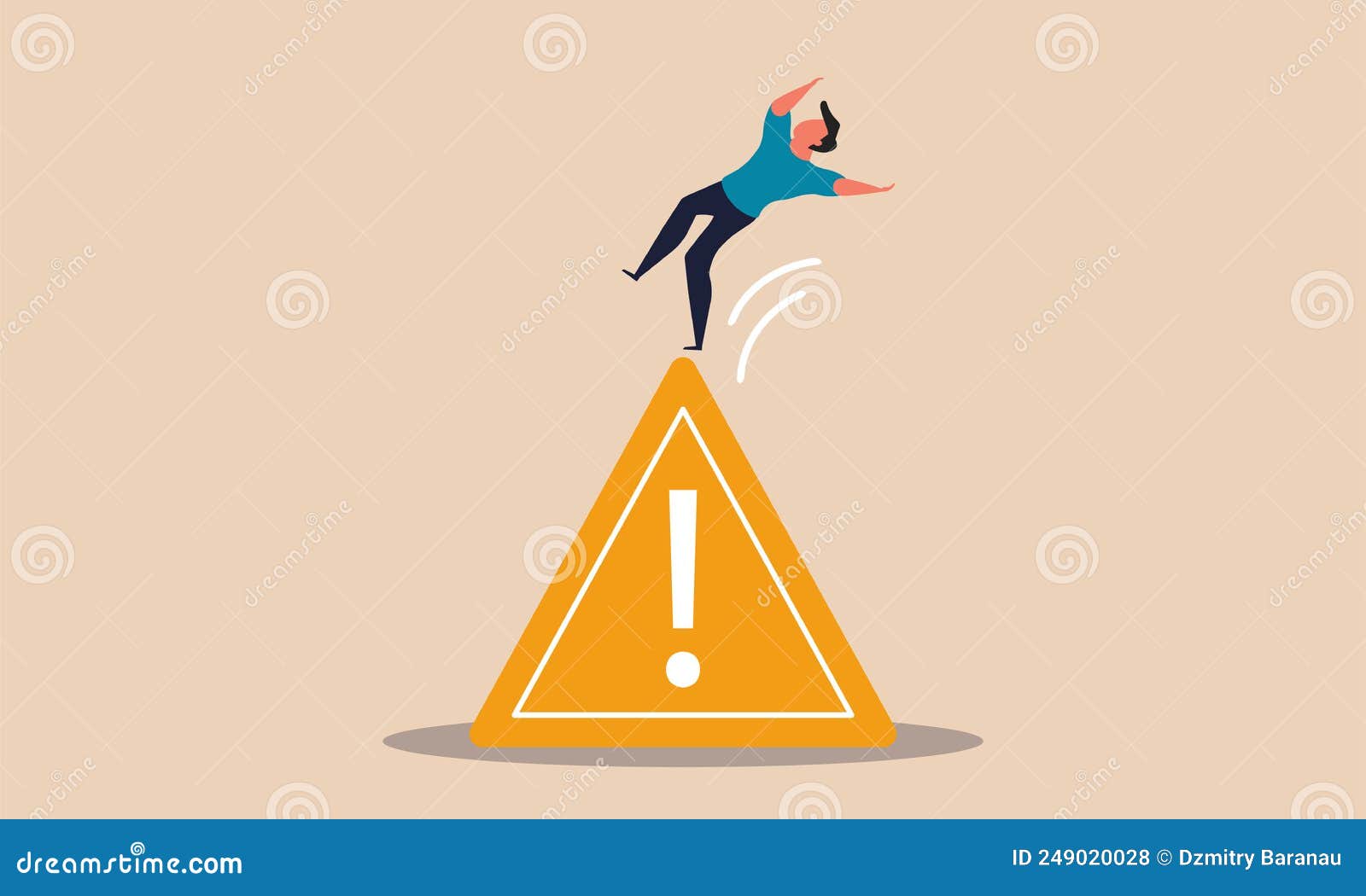 Mistake Risk Failure Business and Critical Error Problem. Service ...