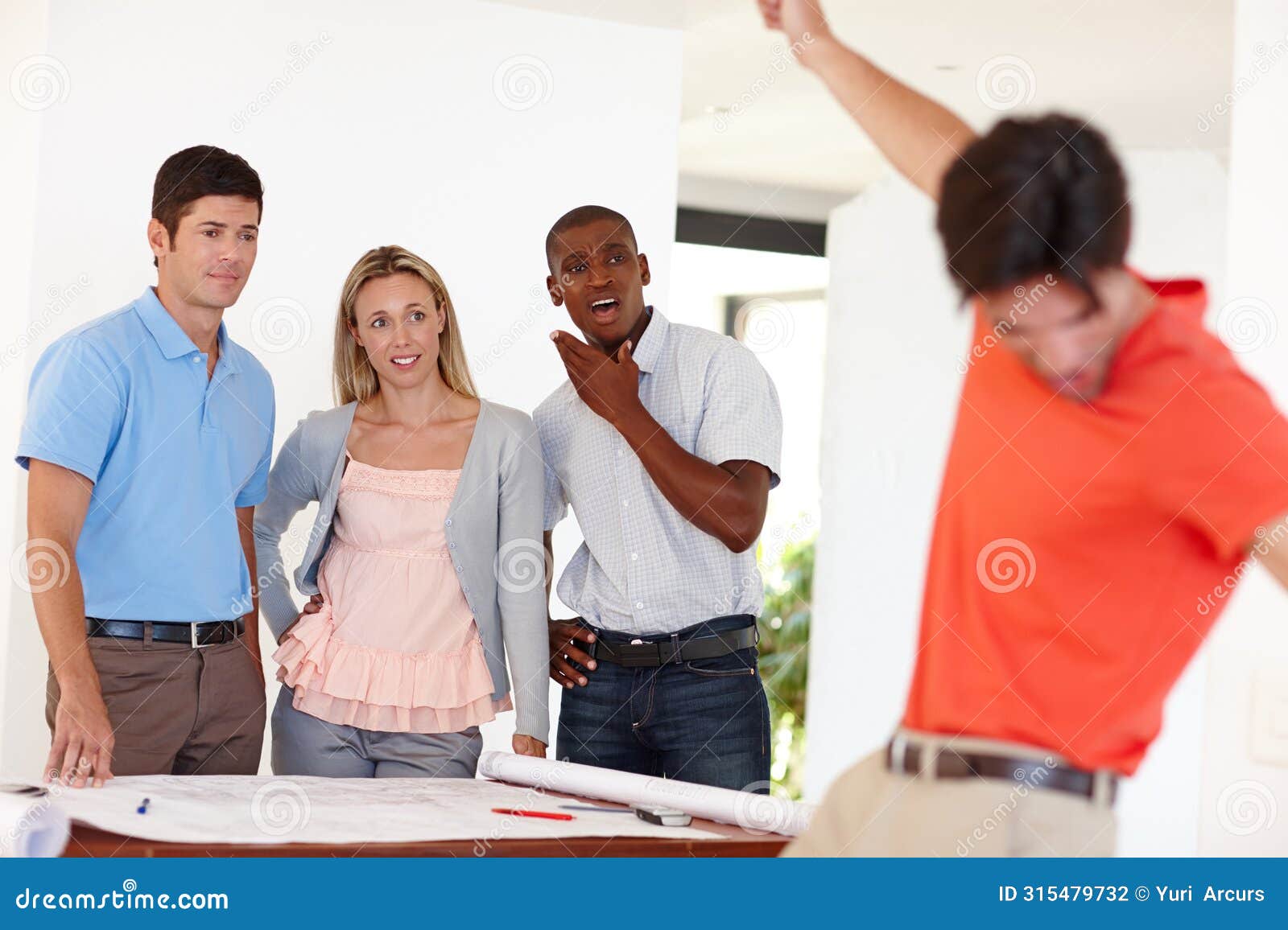 Mistake, Teamwork and Architecture in Office with Blueprint for Work ...