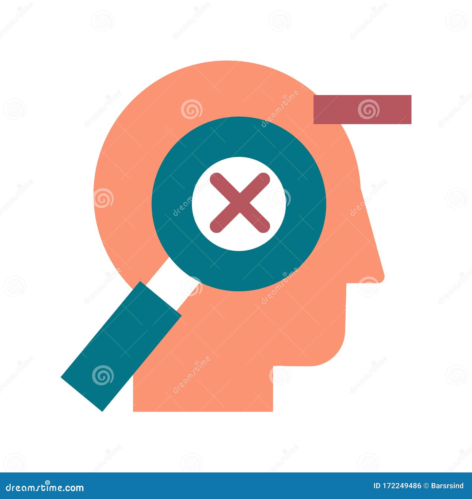 Mistakes Correction Flat Vector Pictogram on White Background Stock ...