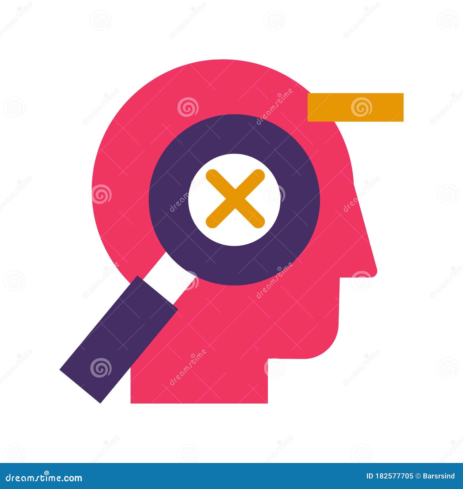 Mistakes Correction Flat Vector Pictogram on White Background Stock ...