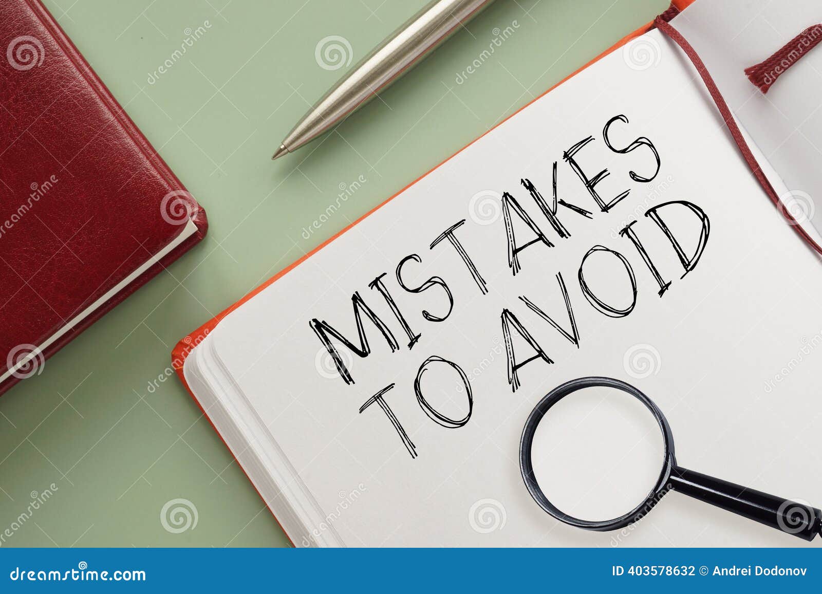 Mistakes To Avoid Symbol. Wooden Blocks With Words Mistakes To Avoid ...