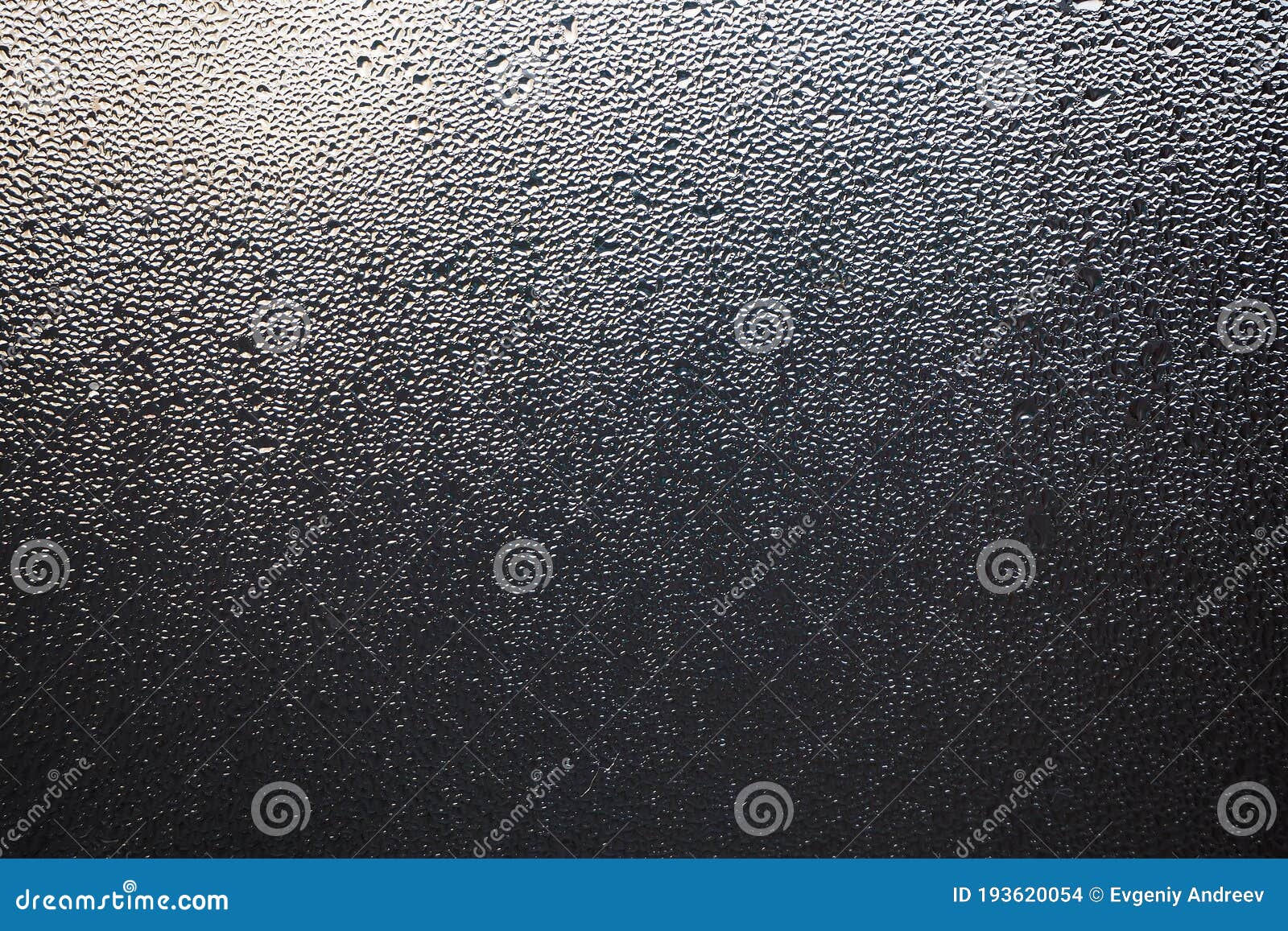 Misted Glass. Condensation Drops on the Window. Background Stock Photo ...