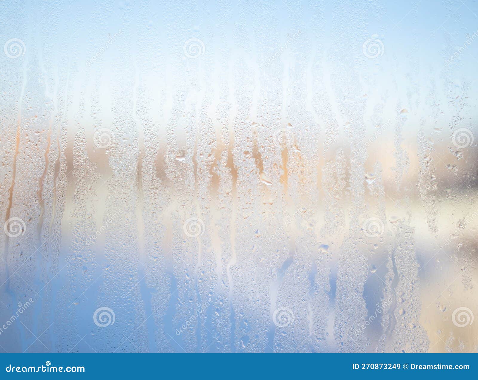 Misted Glass on the Window As an Abstract Background. Stock Image ...