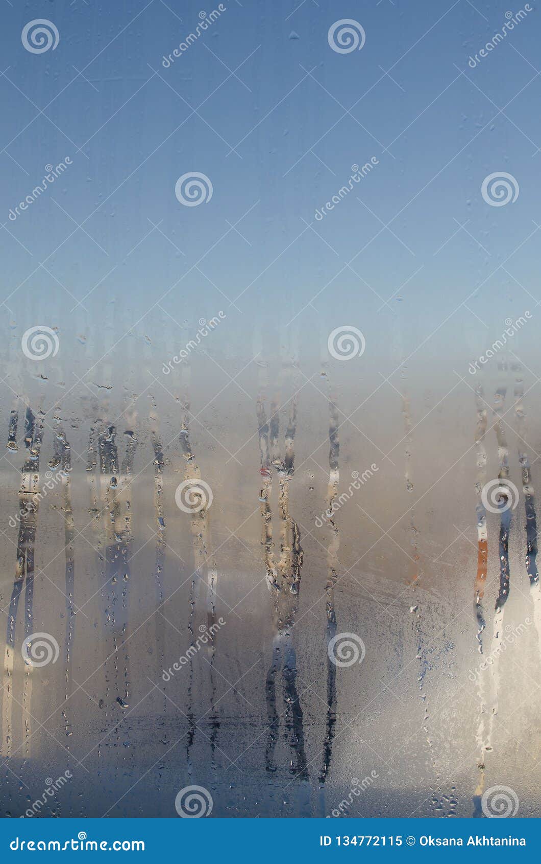 Misted window in winter stock image. Image of glazed - 134772115