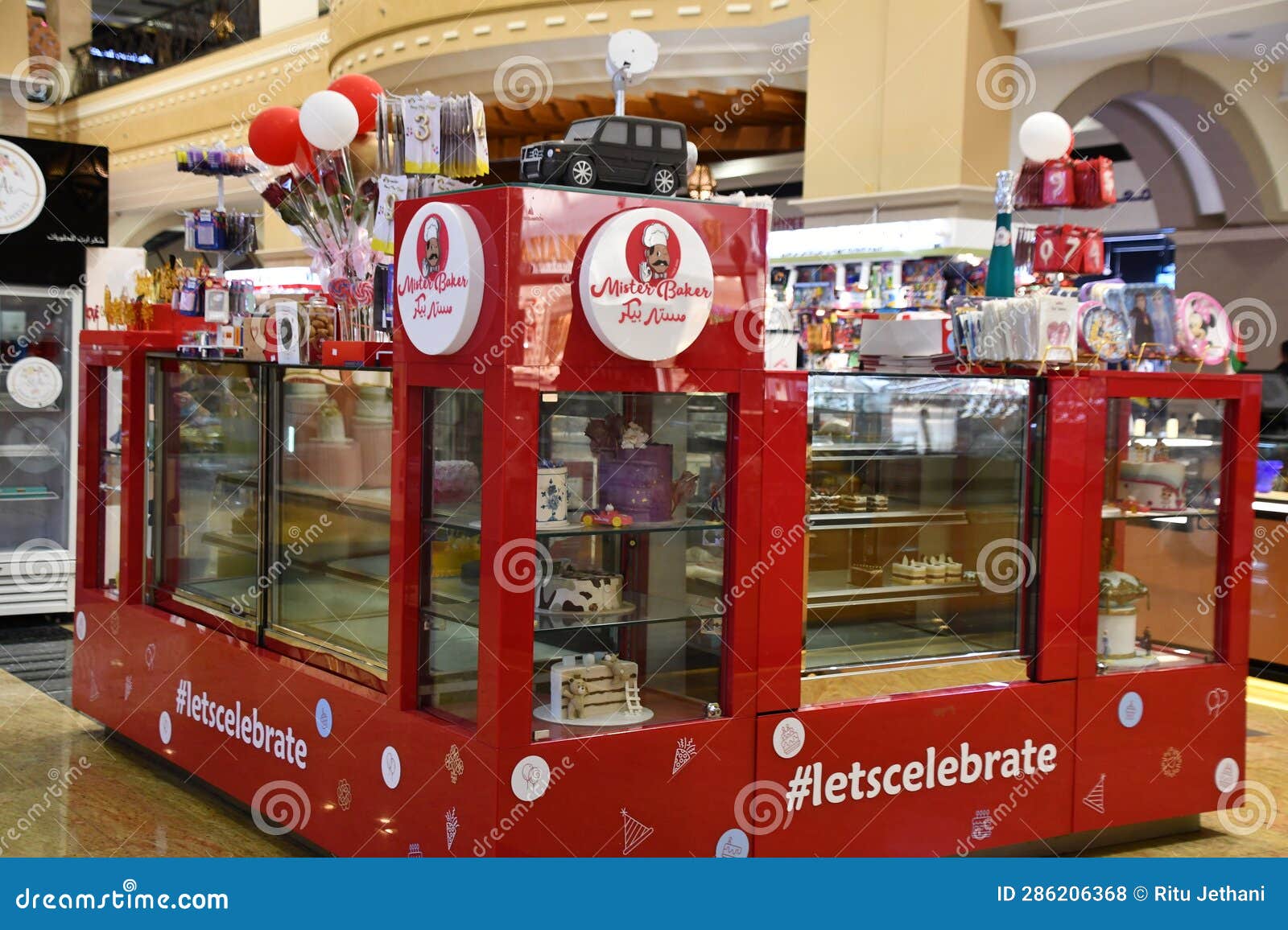 Mister Baker Kiosk at Etihad Mall in Dubai, UAE Editorial Stock Photo ...