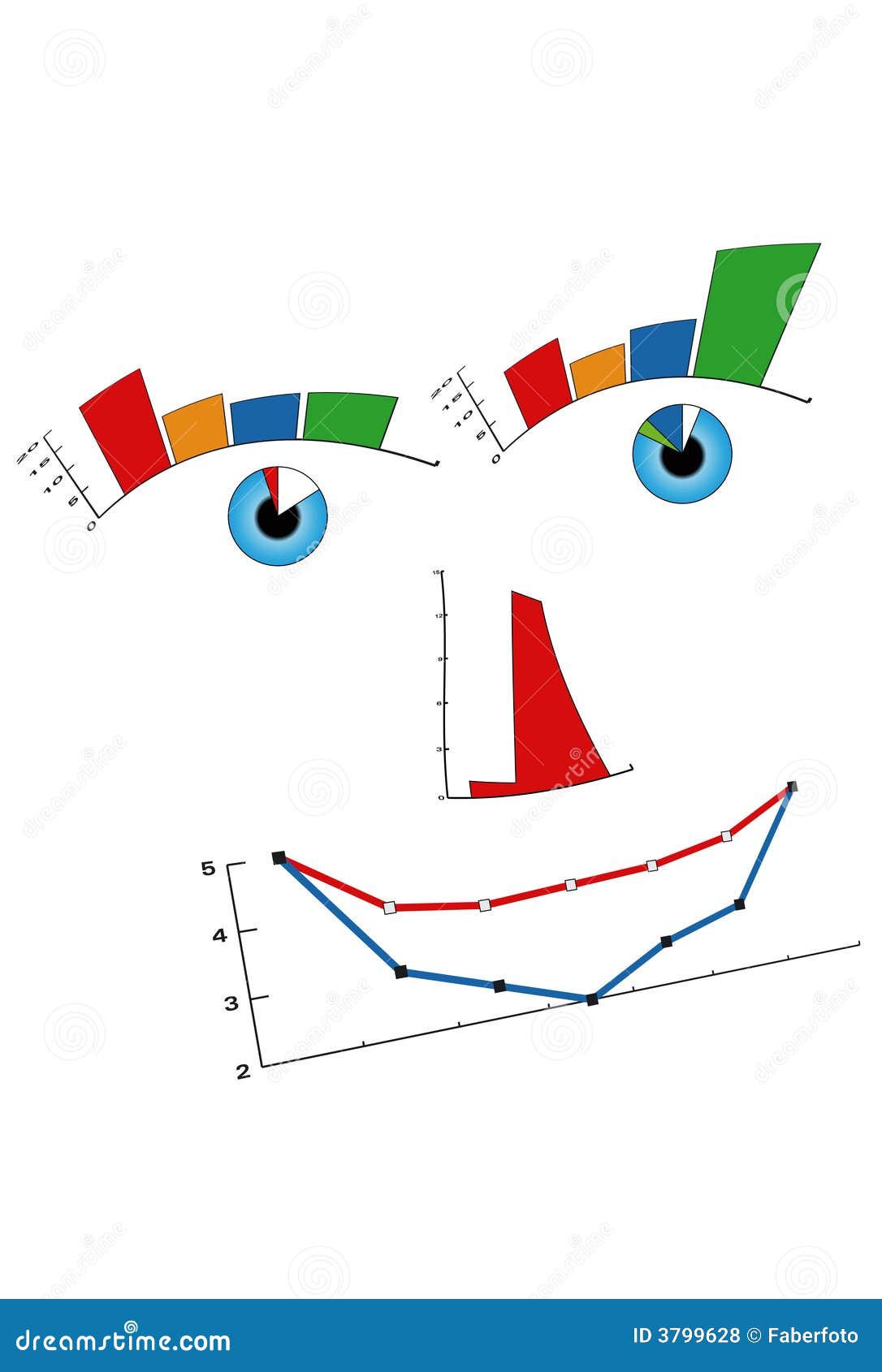 Graphics, Chart And Formulas Of Electricity. Vector Illustration ...