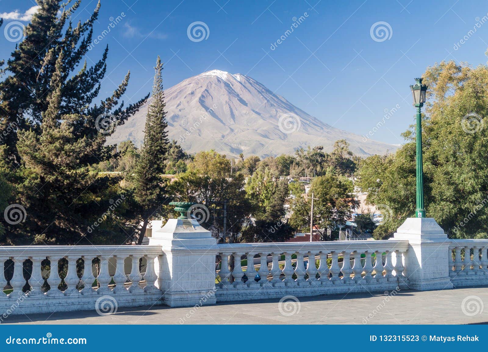Misti volcano stock image. Image of misti, misty, peruvian - 132315523