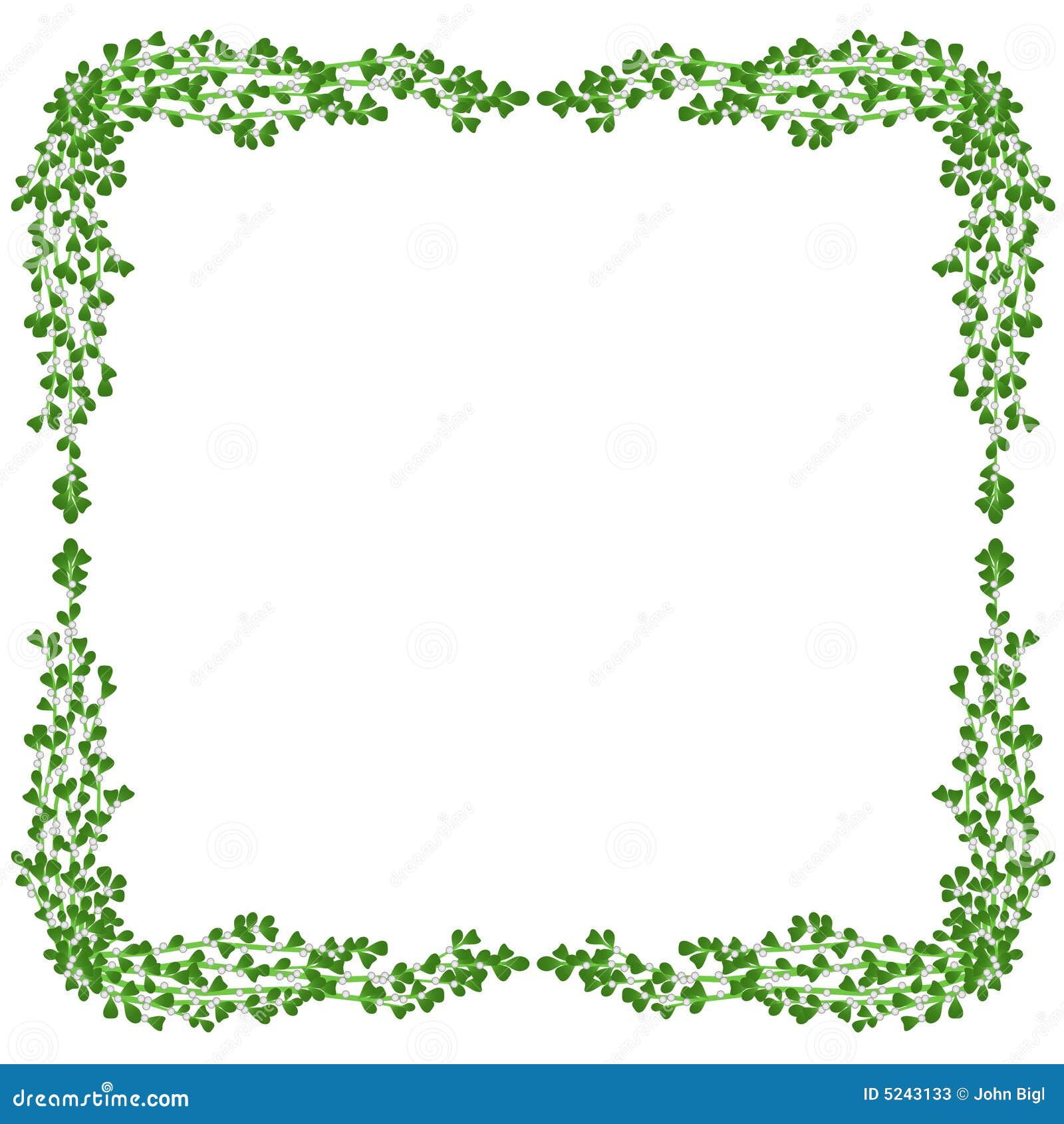 Mistletoe Frame Stock Photos - Image: 5243133
