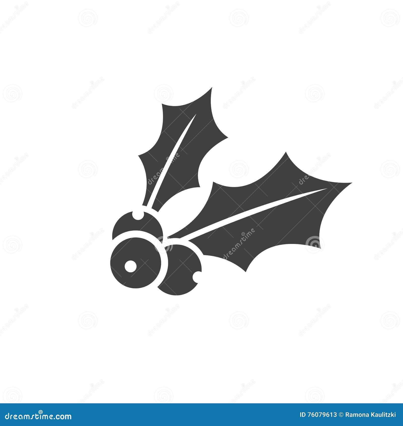 Mistletoe Icon stock illustration. Illustration of mistletoe - 76079613