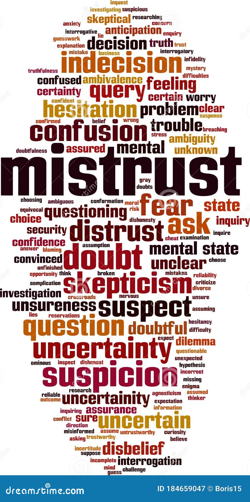 Mistrust Meaning