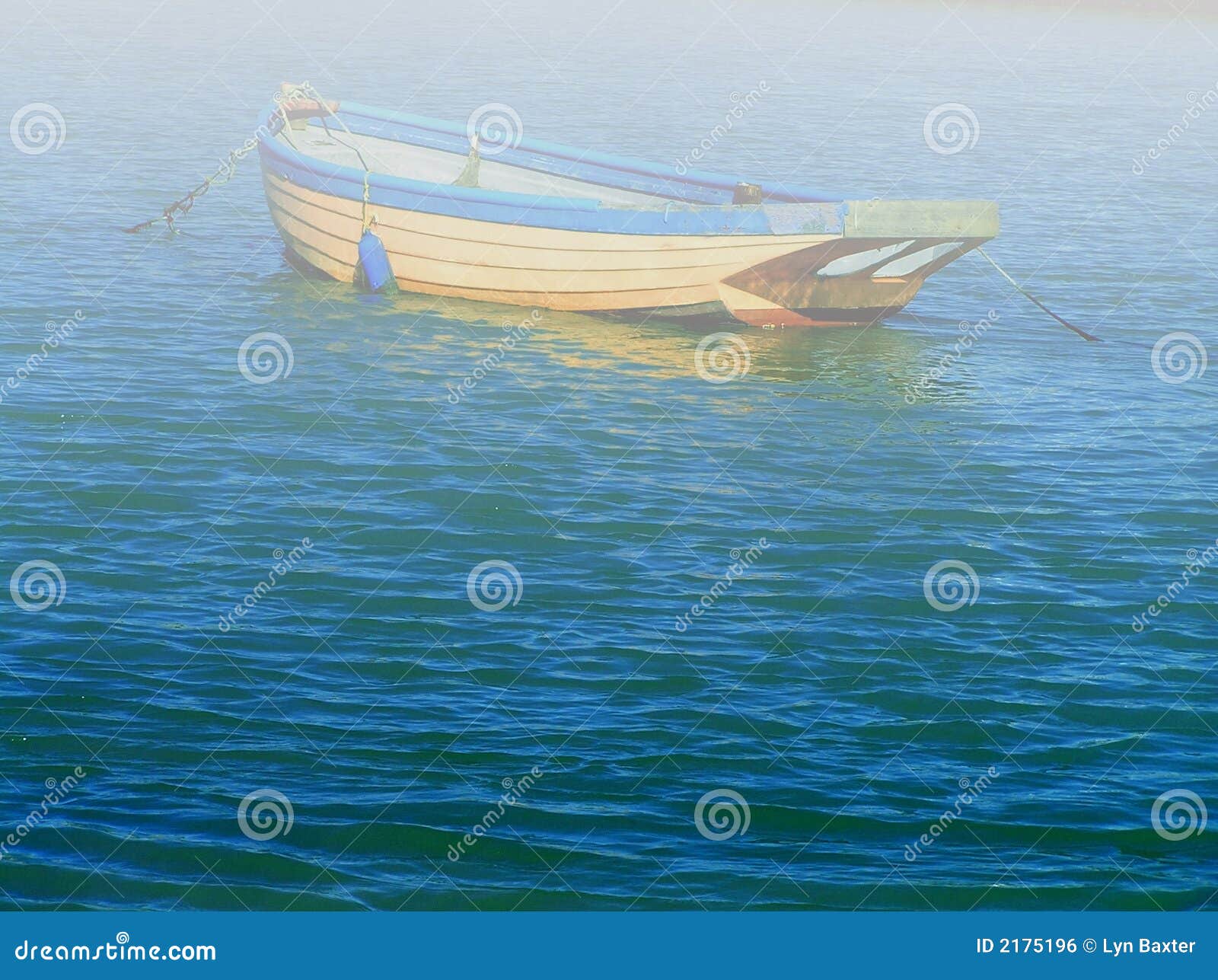 Misty Boat stock photo. Image of transportation, water - 2175196