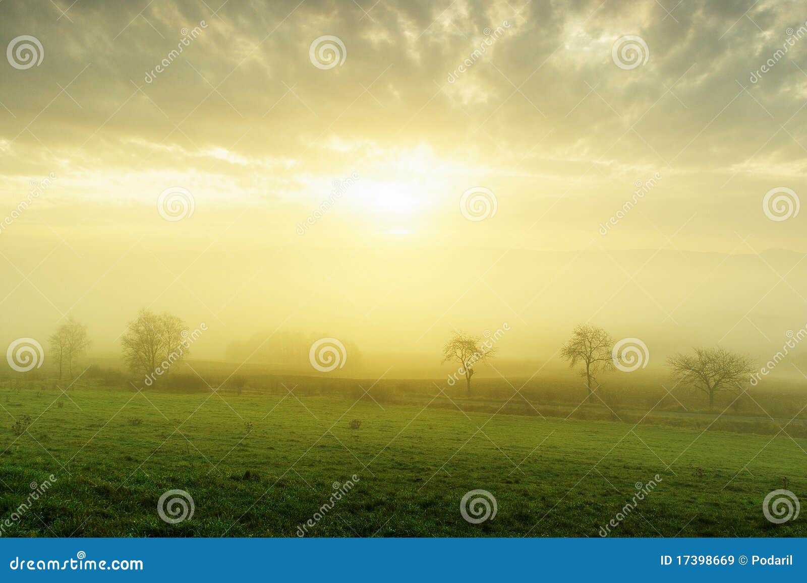 Misty morning stock image. Image of energy, landscape - 17398669