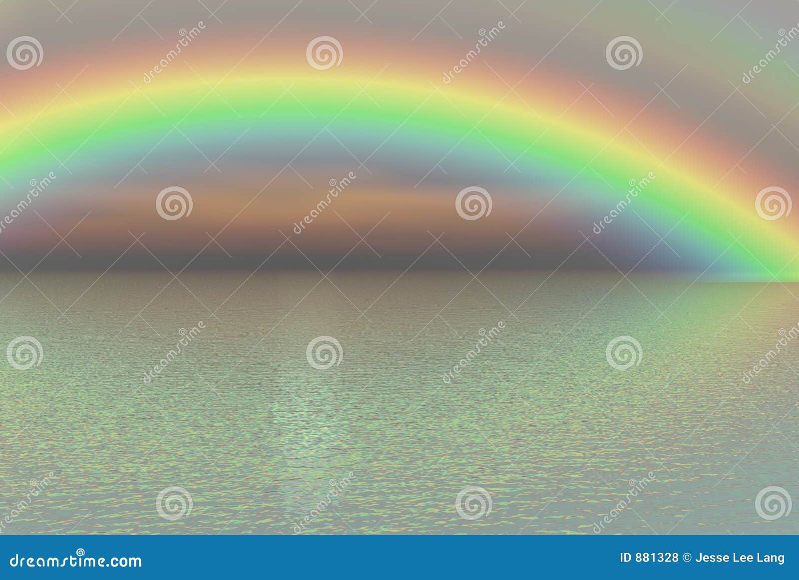 Misty rainbow stock illustration. Illustration of graphic - 881328