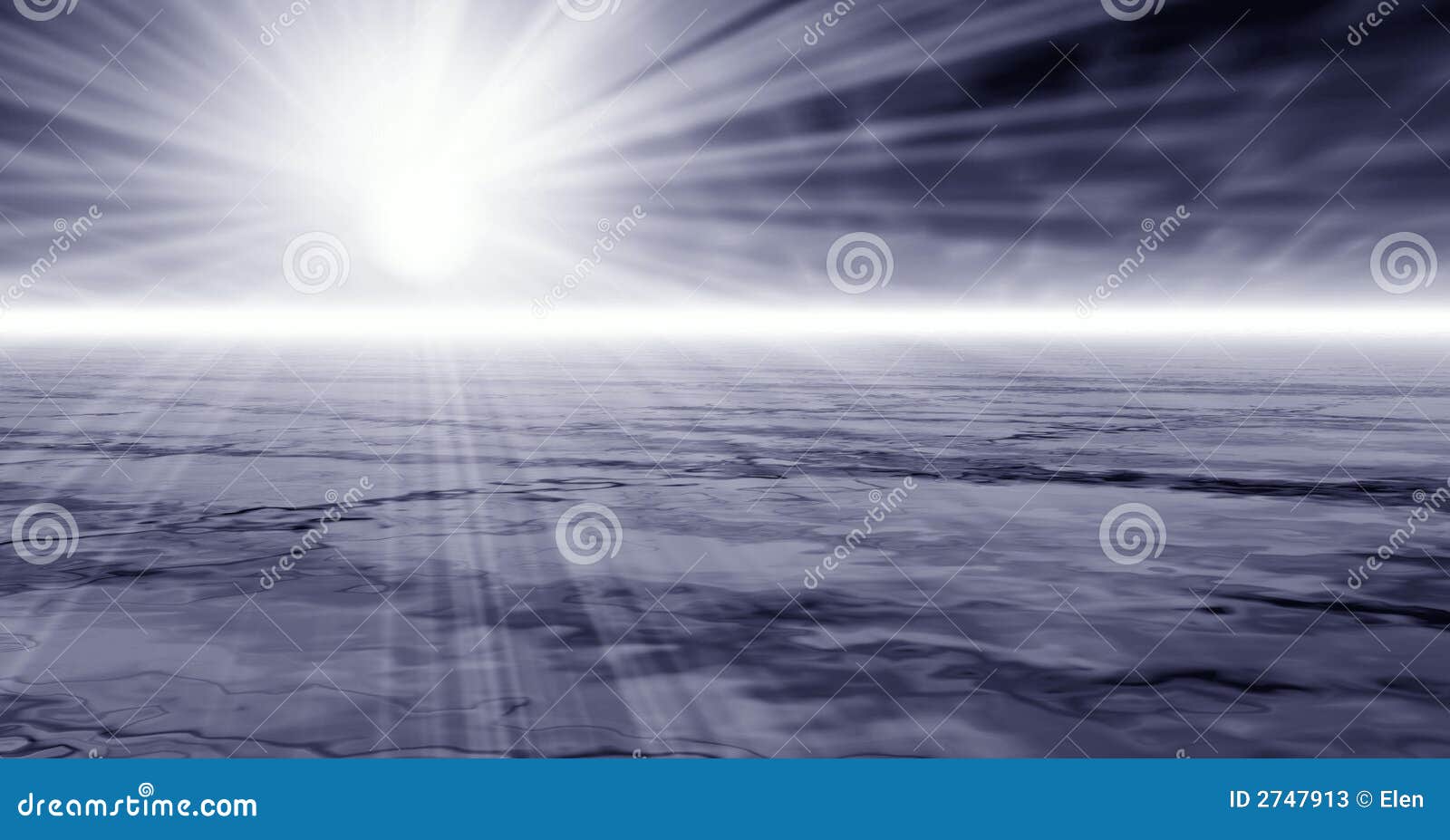 Misty rays stock illustration. Illustration of landscape - 2747913