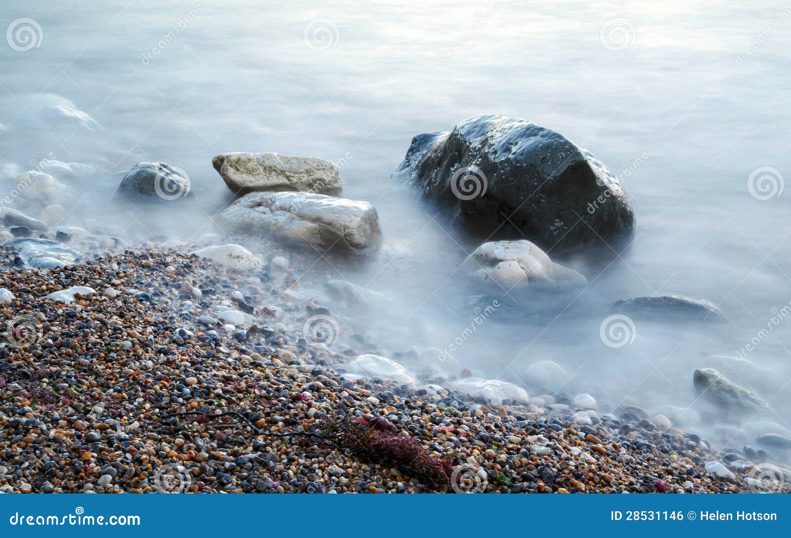 Misty Rocks stock photo. Image of misty, shingle, dorset - 28531146