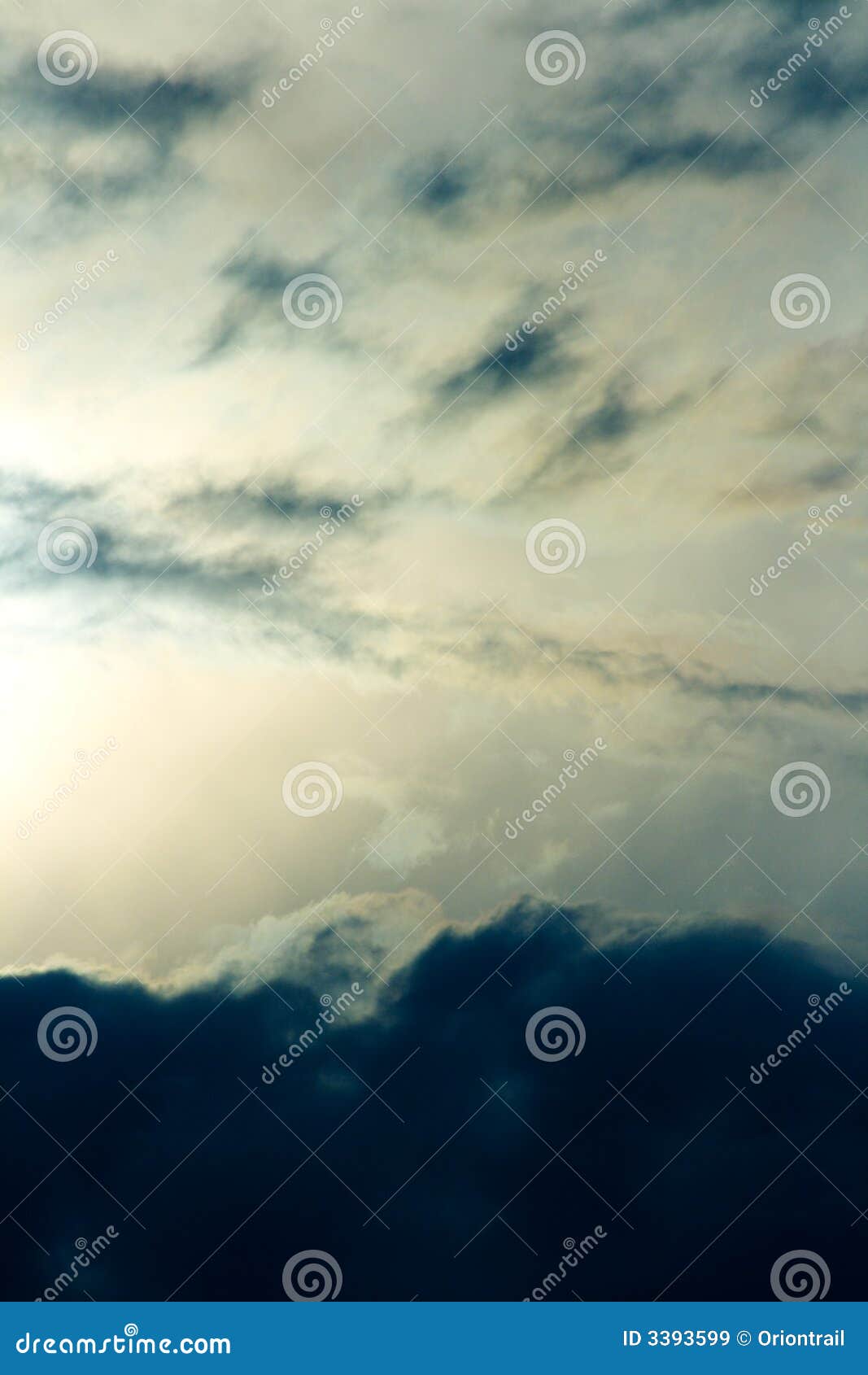 Misty sky stock image. Image of color, chillout, aproaching - 3393599