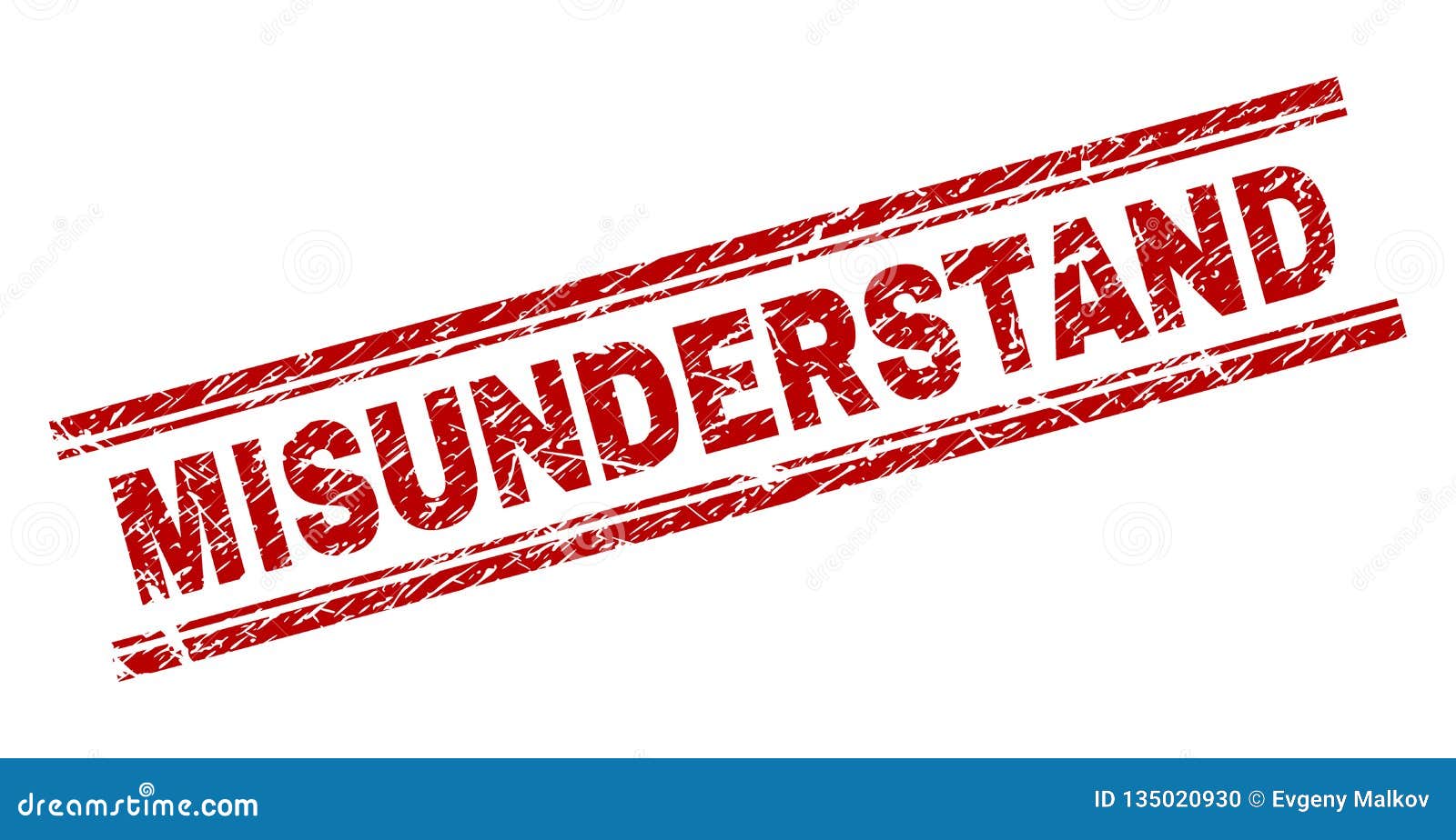Grunge Textured MISUNDERSTAND Stamp Seal Stock Vector - Illustration of ...
