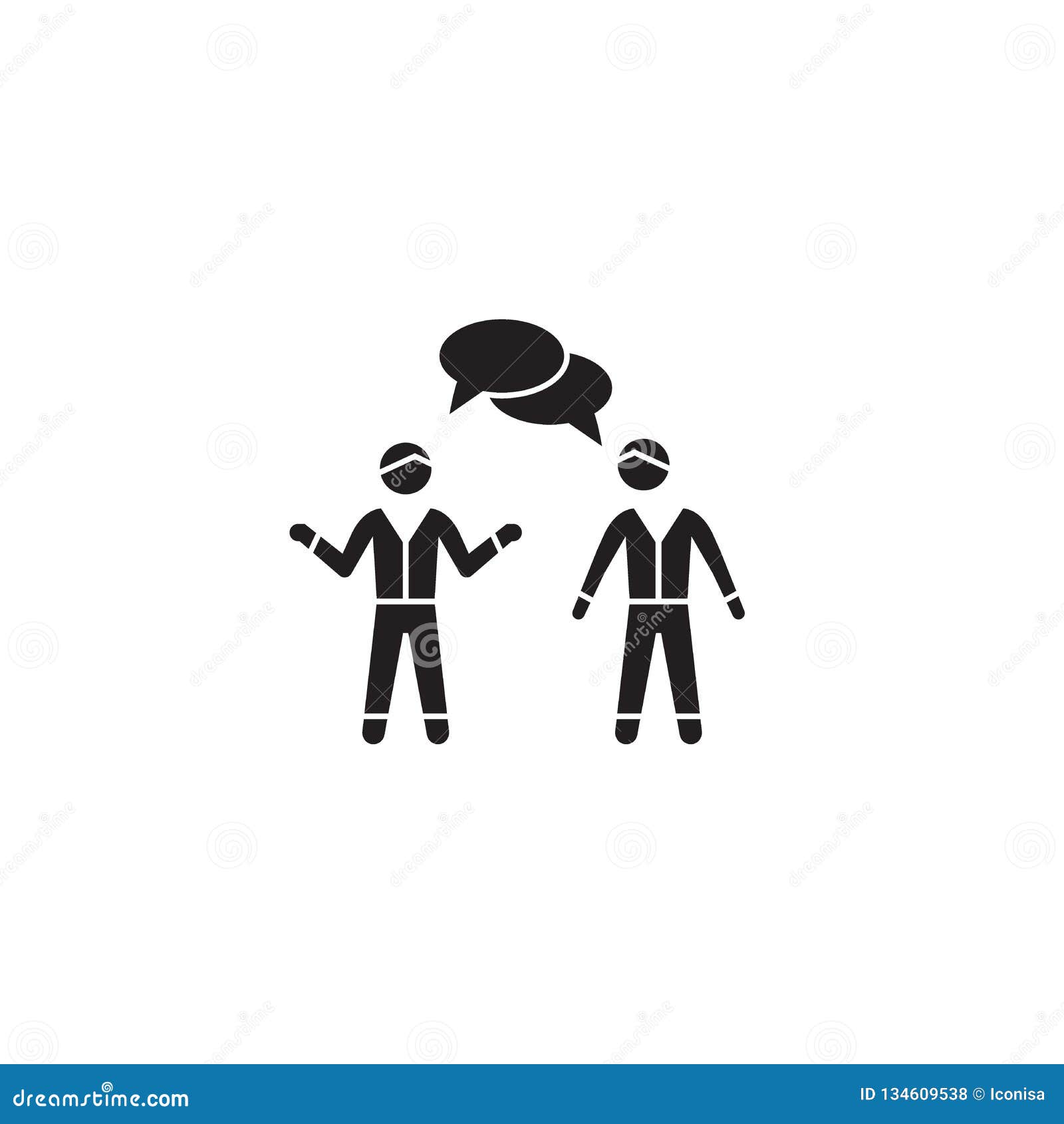 Misunderstanding Black Vector Concept Icon. Misunderstanding Flat ... Misunderstanding Black Vector Concept Icon. Misunderstanding Flat ...