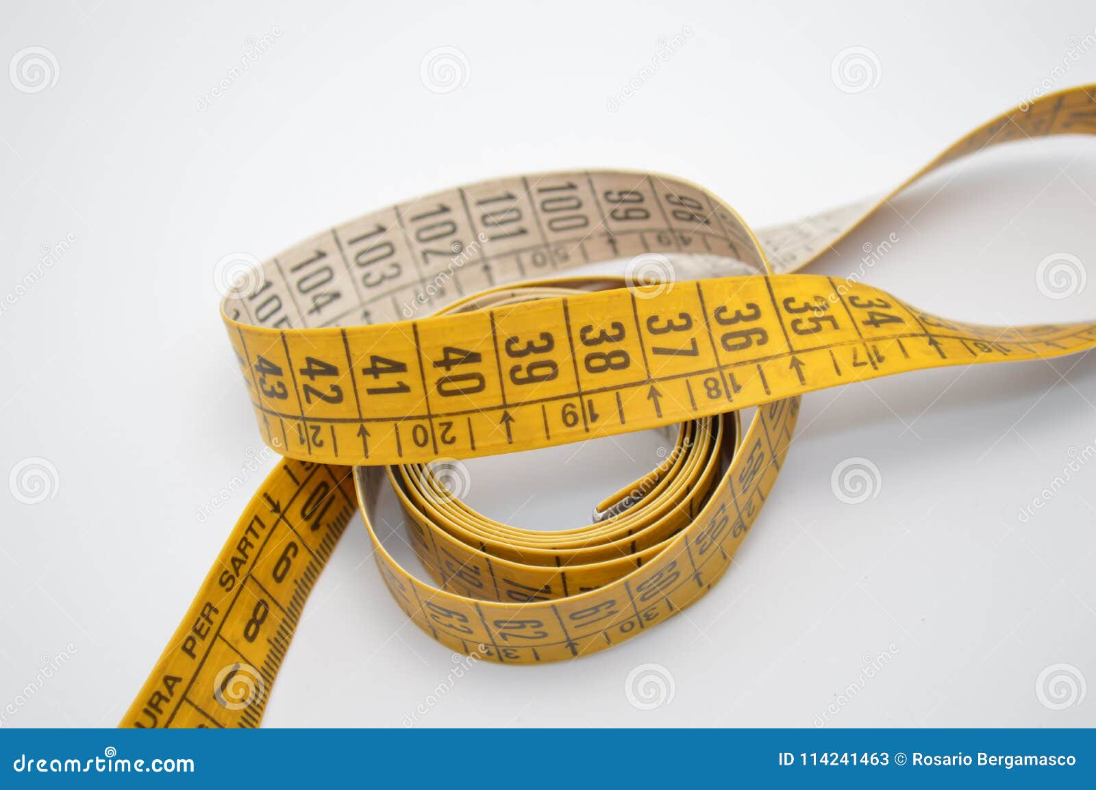 Misure meter for tailor stock image. Image of number - 114241463