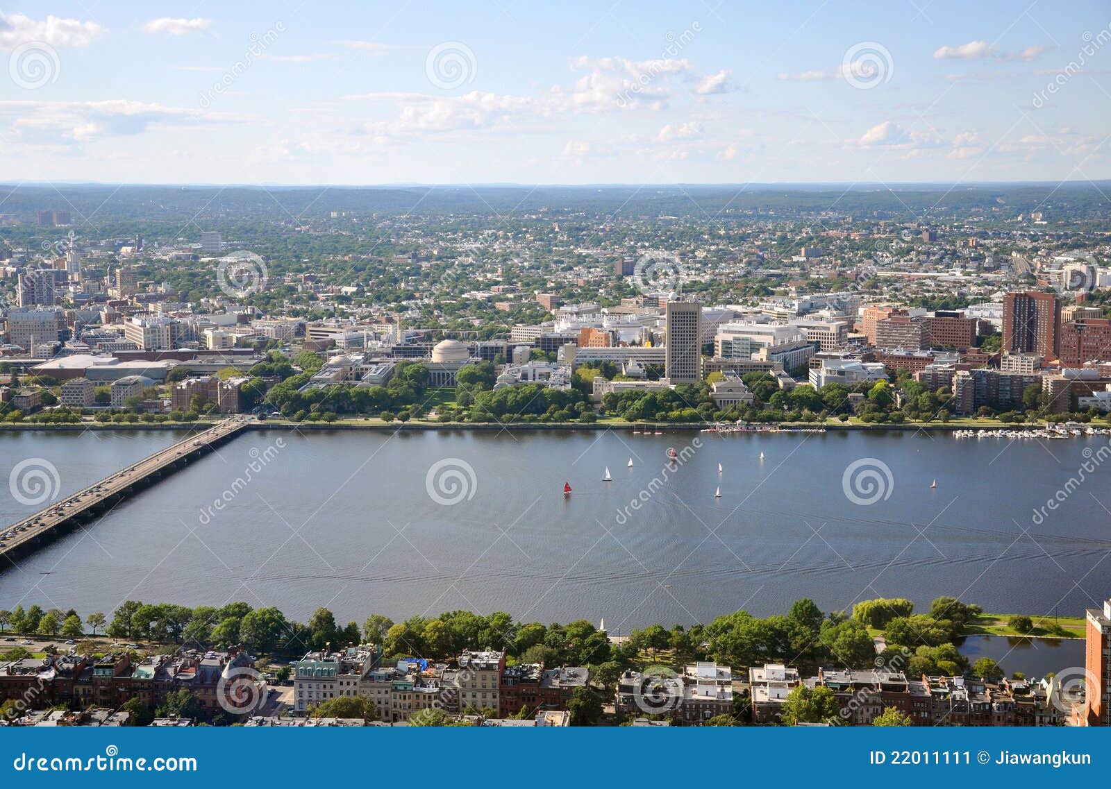 MIT Campus on Charles River Bank, Boston Stock Image - Image of outdoor ...