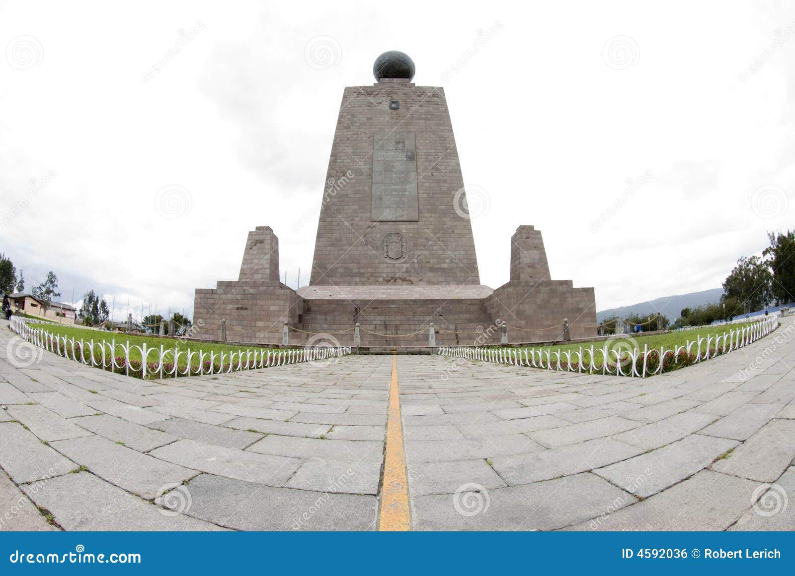 Mitad Del Mundo Or Center Of The World, Ecuador. Royalty-Free Stock ...