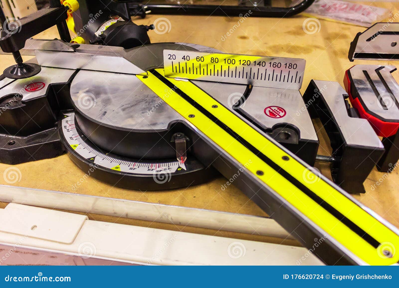 Miter Saw Circular Electric Tool Professional Equipment Stock Photo ...