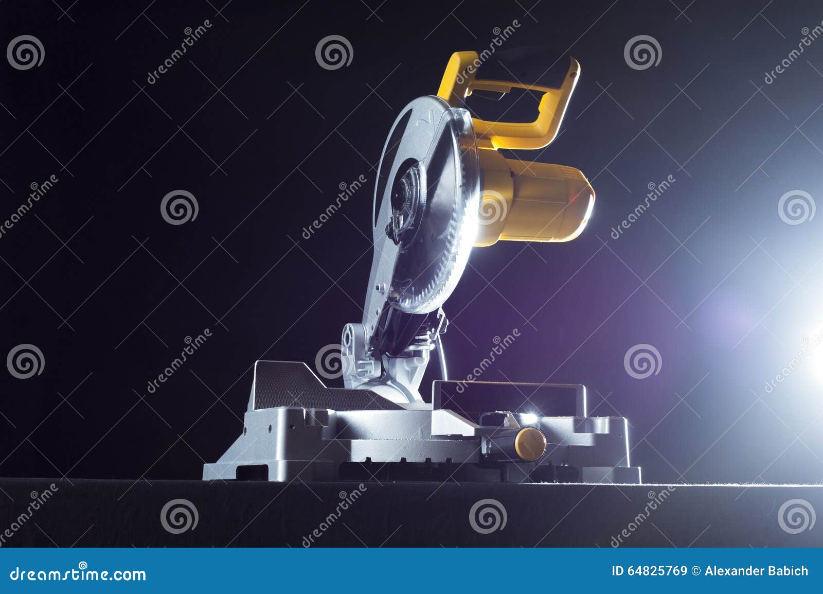 Miter saw. stock image. Image of industrial, cutter, tool - 64825769