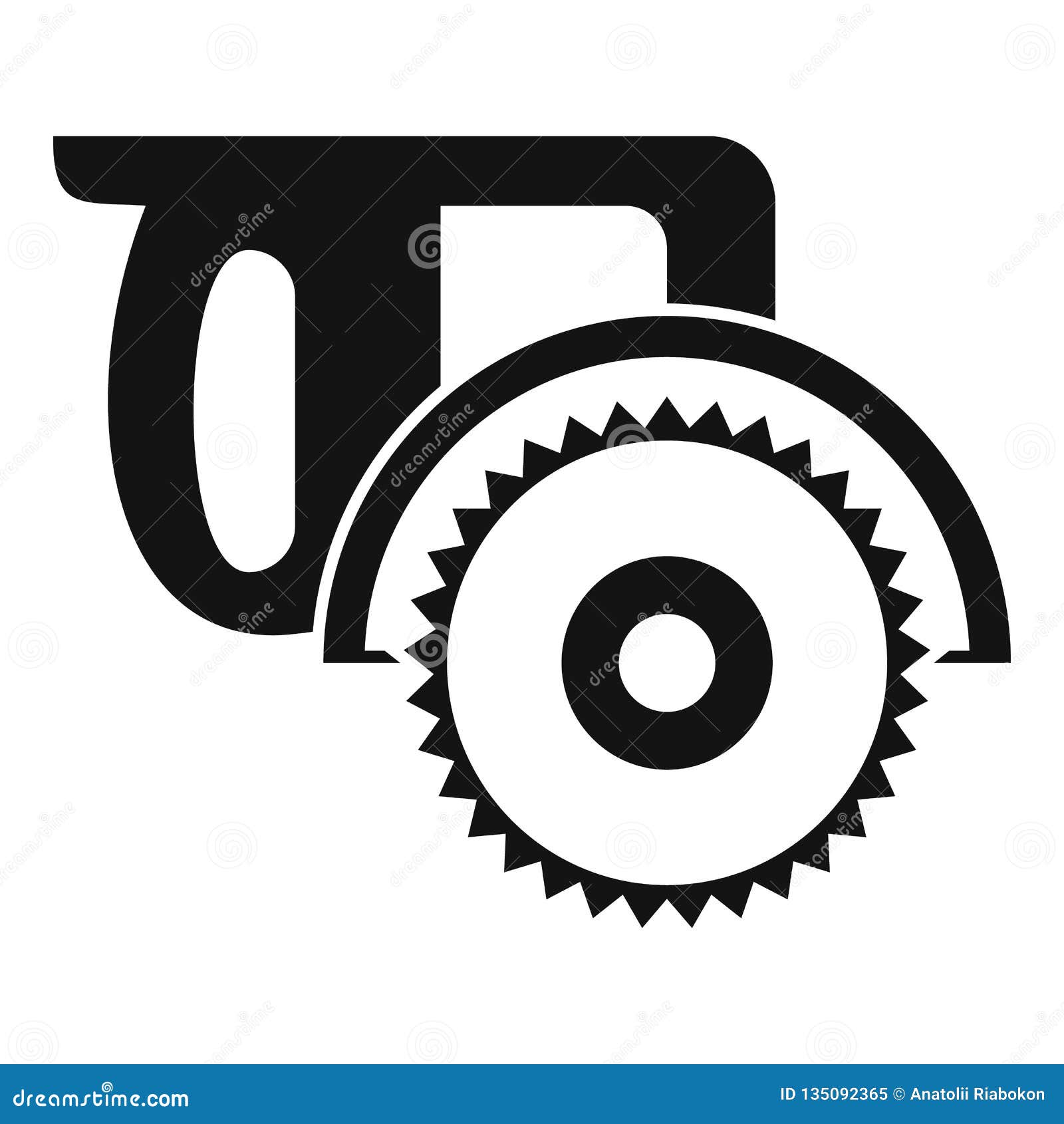 Miter Saw Icon, Simple Style Stock Vector - Illustration of motor ...