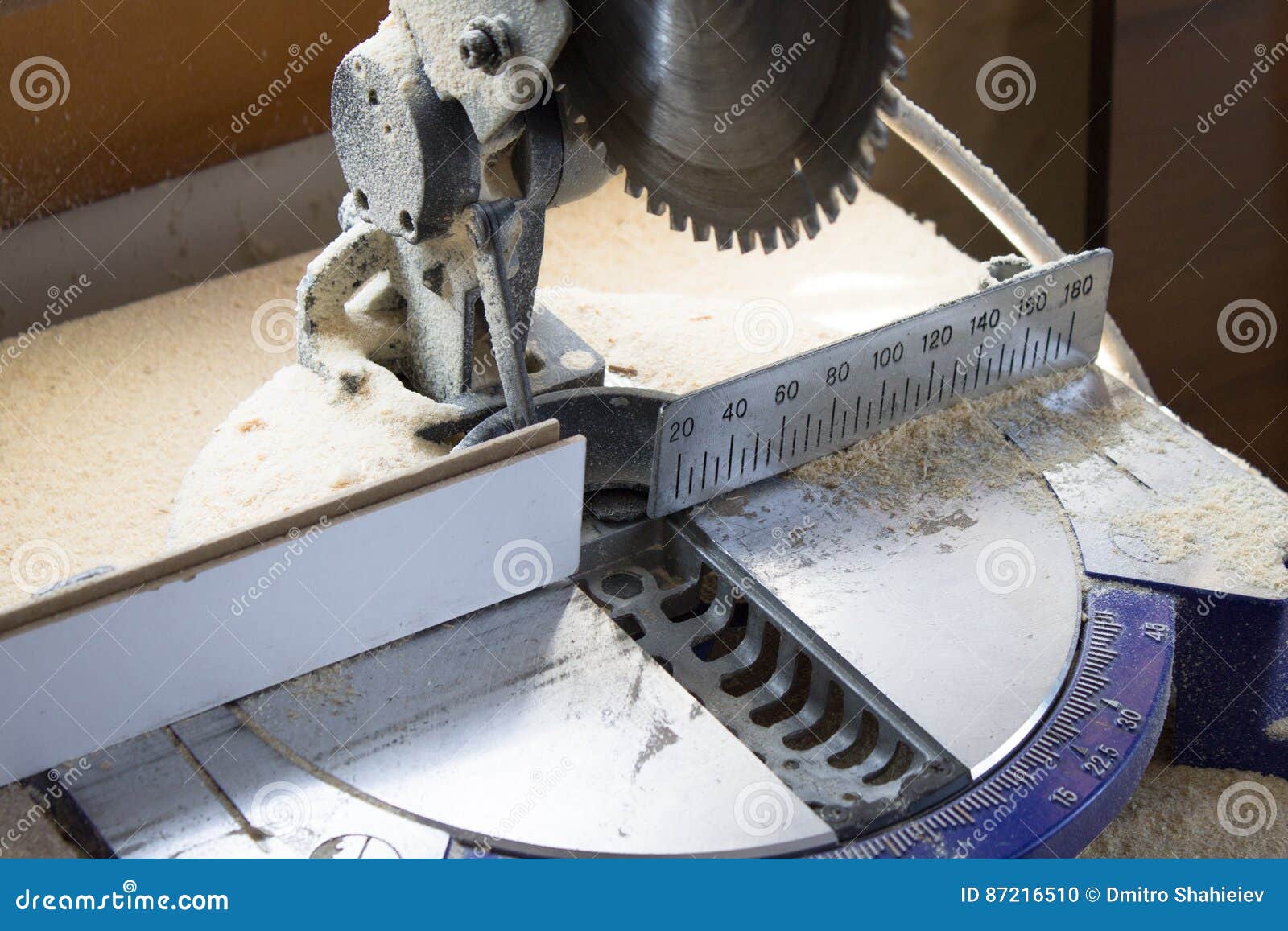 Miter saw stock photo. Image of compound, white, machine - 87216510
