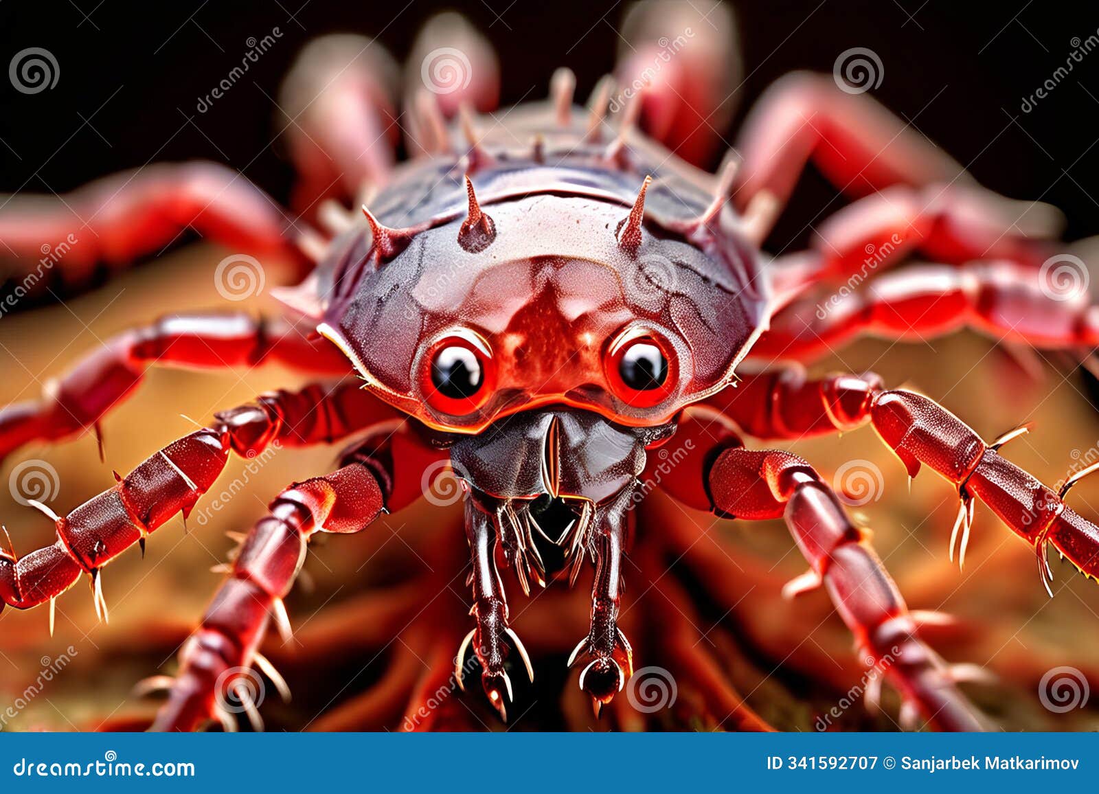 Mites Microscopic View Under A Microscope Reveal The Intricate D ...