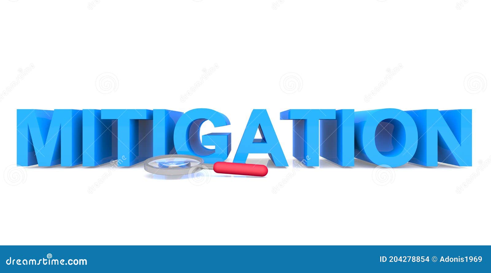 Mitigation on white stock illustration. Illustration of incident ...