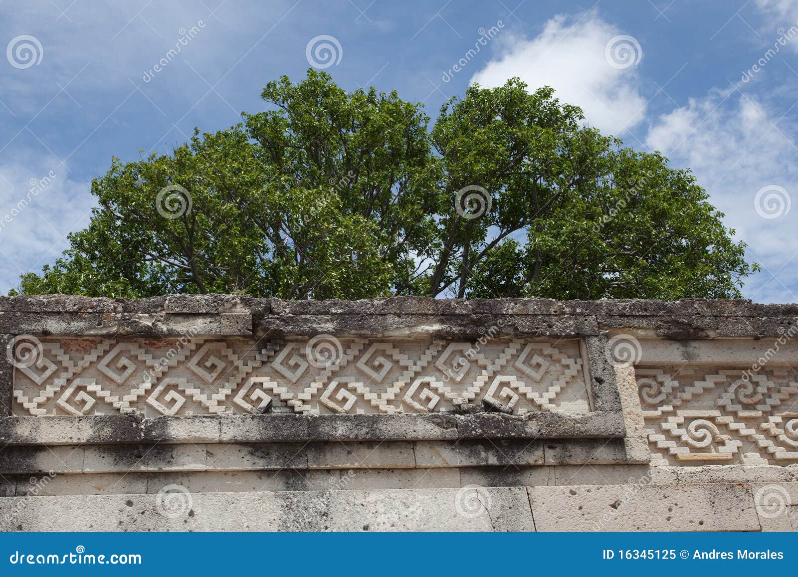 Mitla stock image. Image of traditional, oaxaca, landmarg - 16345125