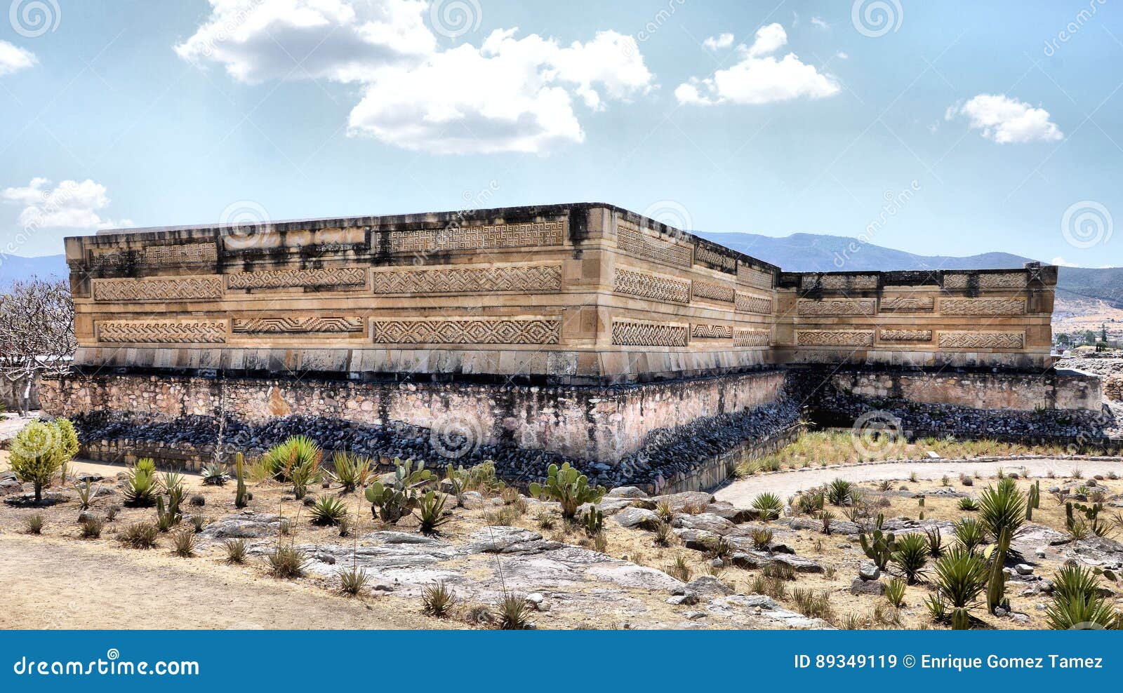 Mitla stock image. Image of culture, mexican, antique - 89349119