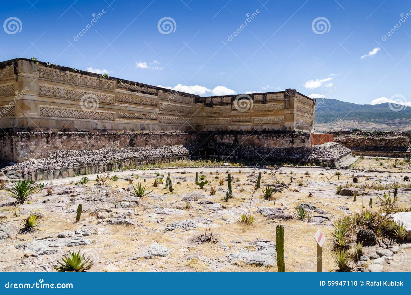 Mitla archaeological site stock photo. Image of culture - 59947110